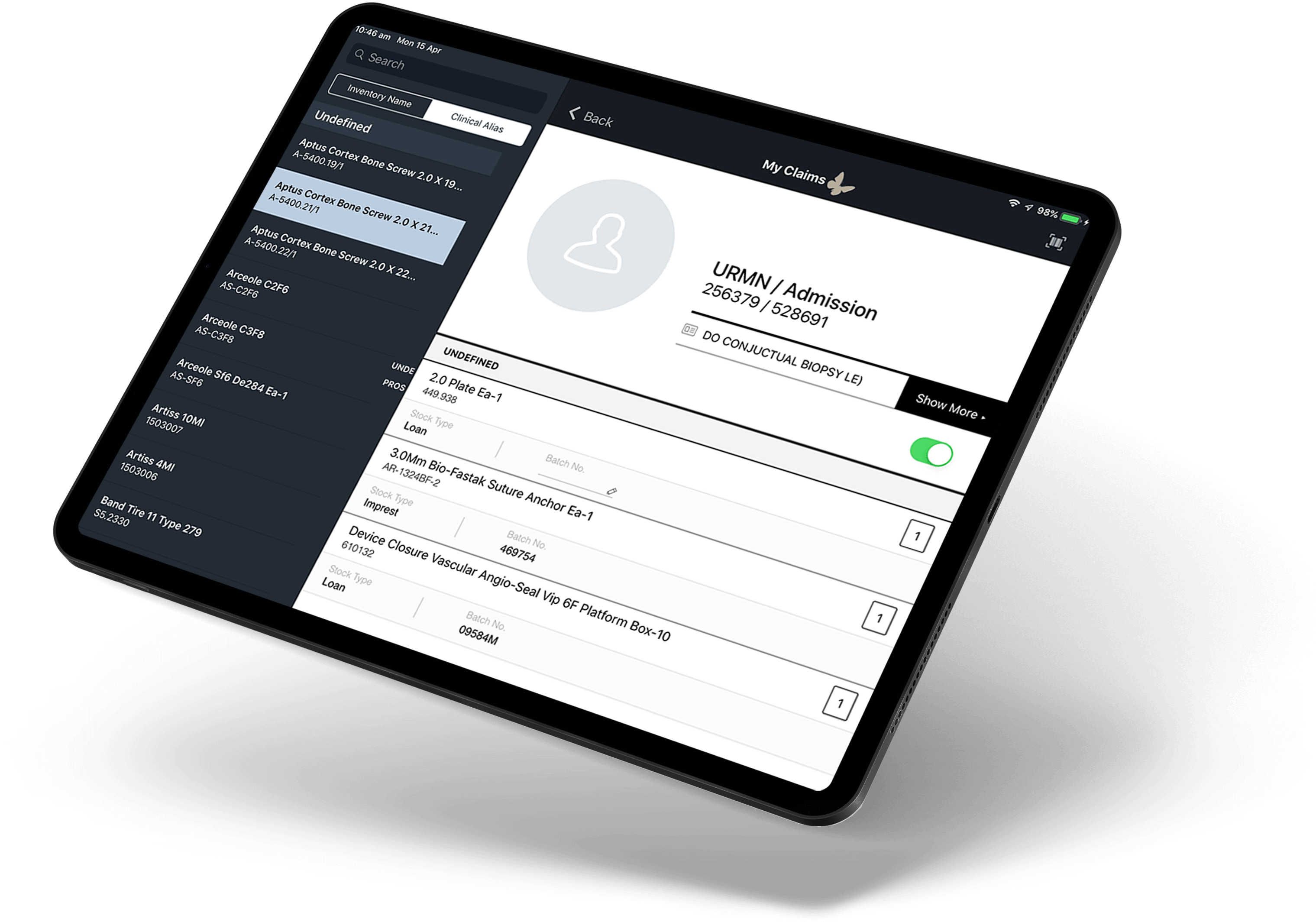 Integrate with Patients Administration System Scan and enter all the ...